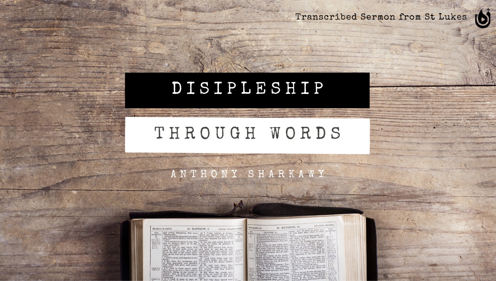 Discipleship through words – Upper Room Media Blogs