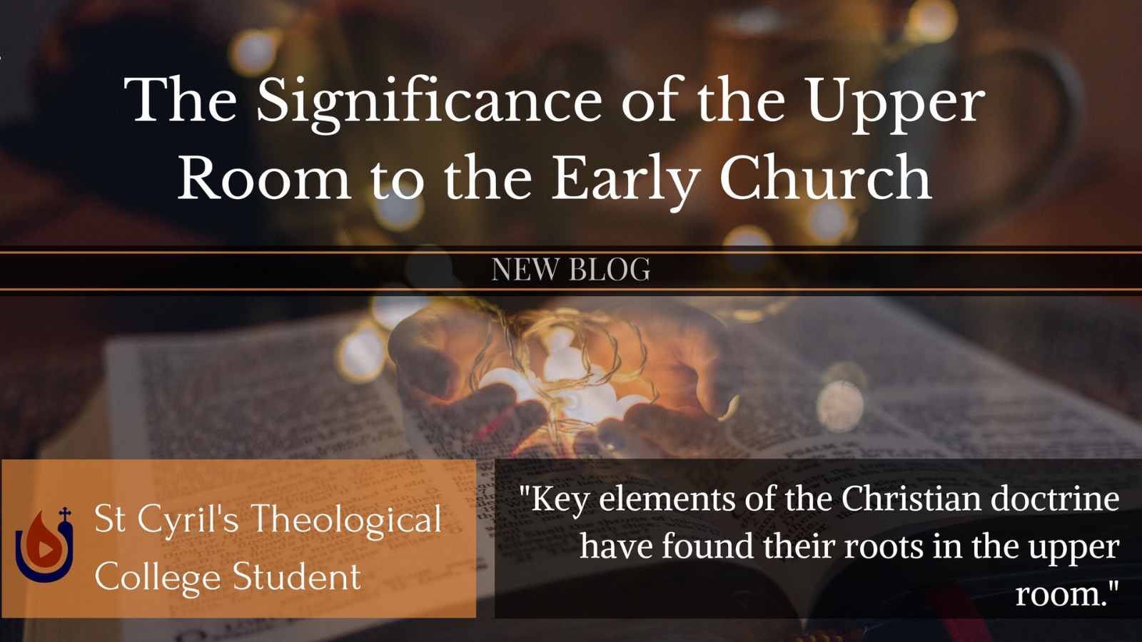The Significance of The Upper Room to The Early Church | St Mark Coptic ...